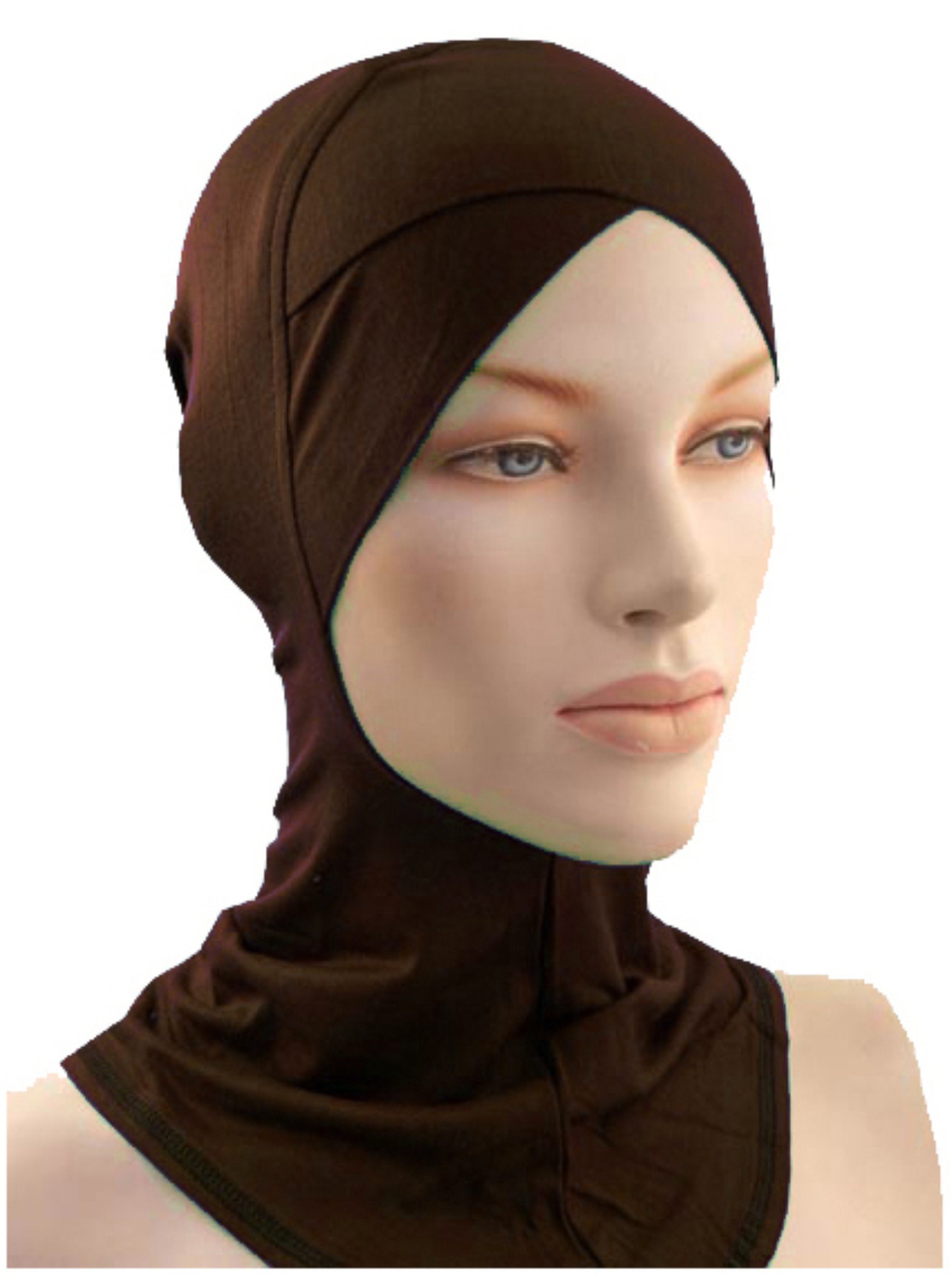 Buy Hijab CRISS CROSS NINJA BROWN Under Scarf Abaya Head Cover Women ...