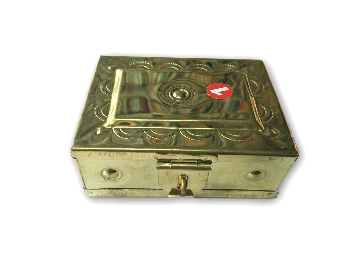 Buy Brass Pooja Box / Brass Pooja Peti Online @ ₹699 from ShopClues