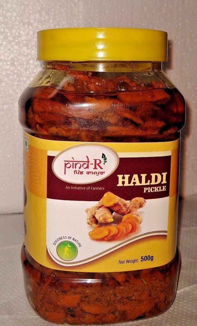 Buy PINDR TURMERIC PICKLE/HALDI ACHAR 500gm FREE SHIPPING Online @ ₹195 ...
