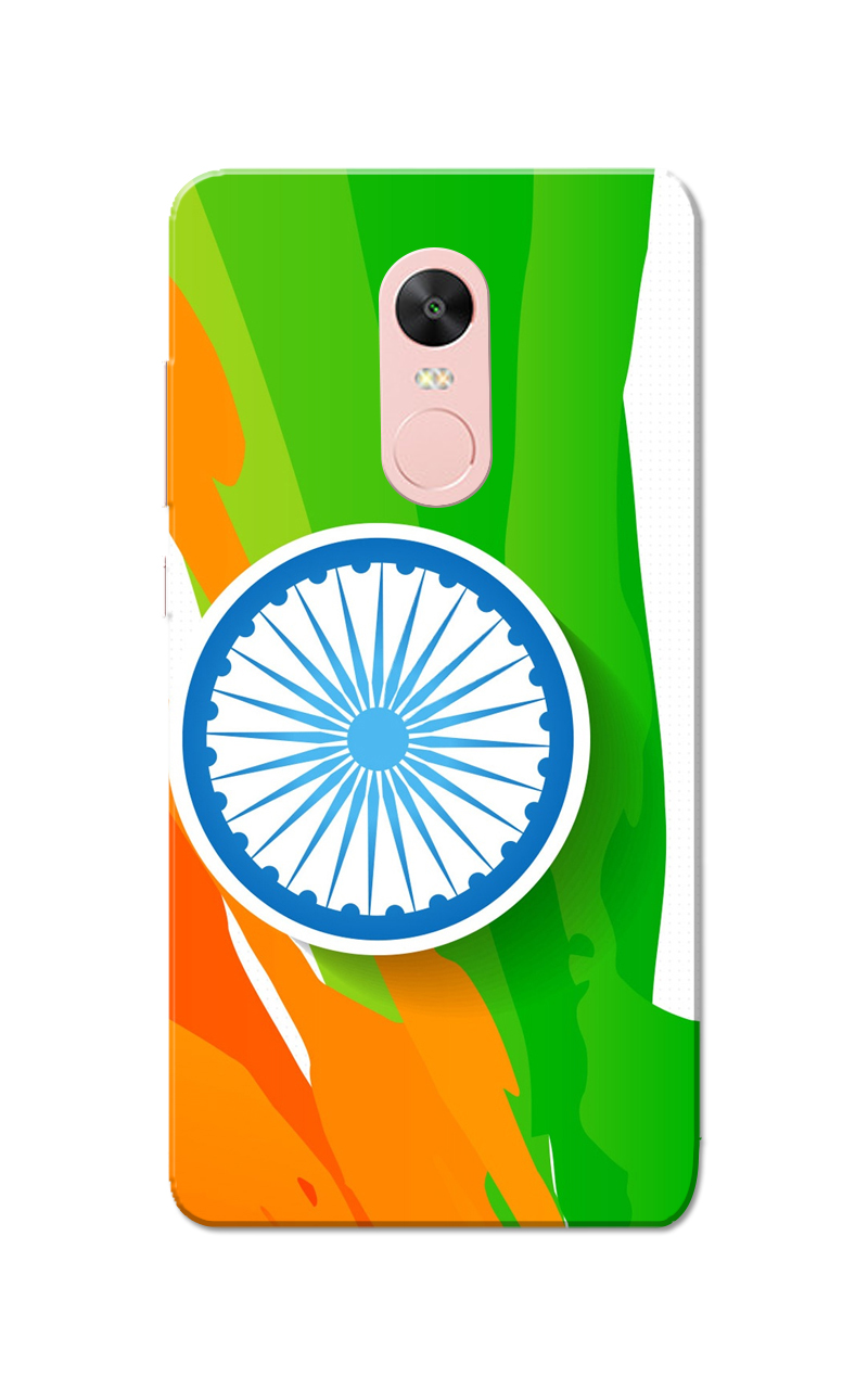 Buy Redmi Note 4, Redmi Note 4X Case, Indian Flag Vector Slim Fit Hard ...