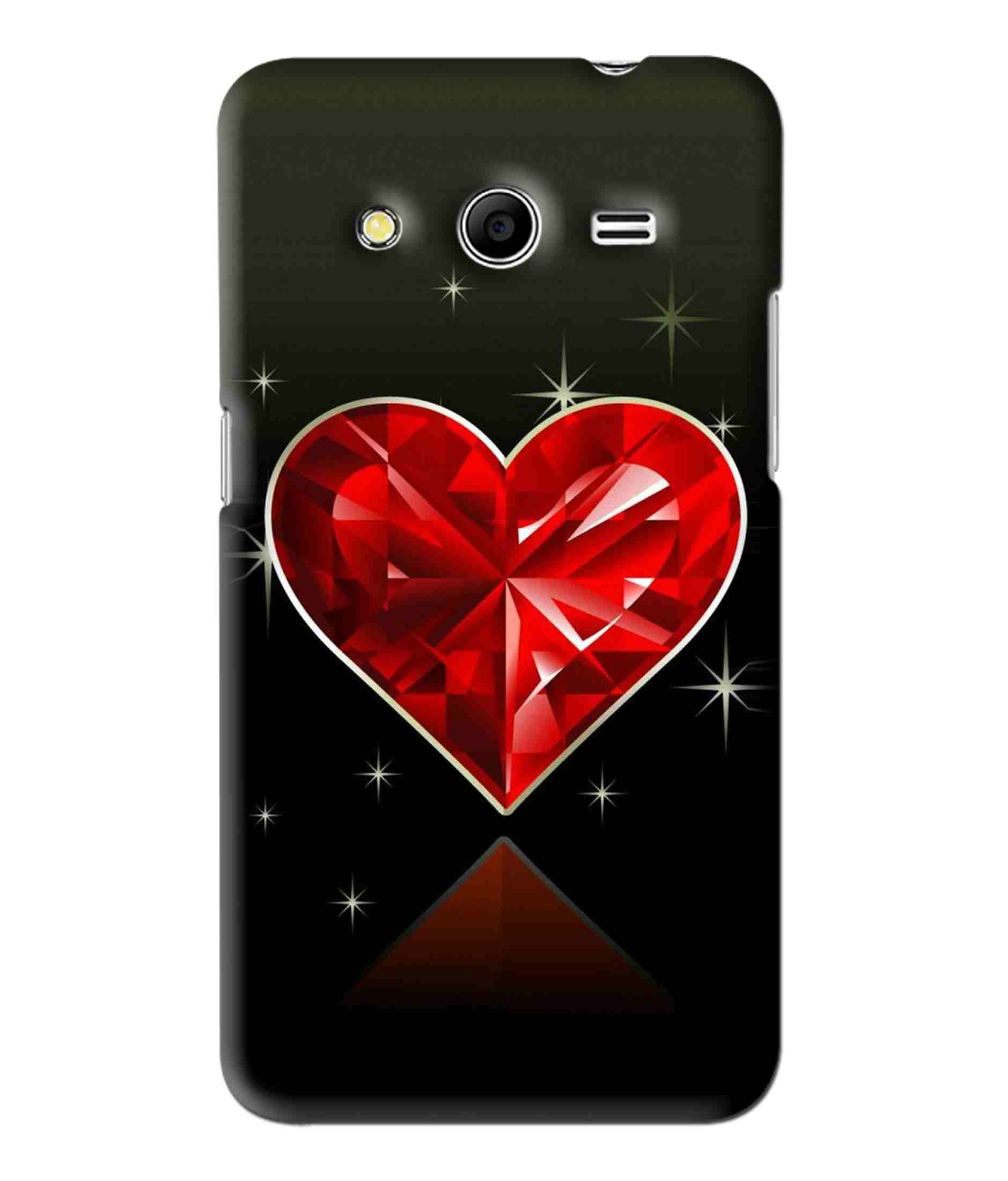 Buy Snooky Printed Diamond Heart Mobile Back Cover For Samsung Galaxy ...