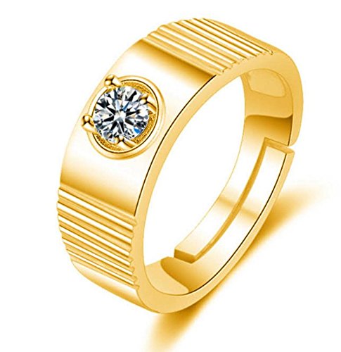 Buy Exclusive Limited Edition 24KT Gold Cubic Zirconia Solitaire ...