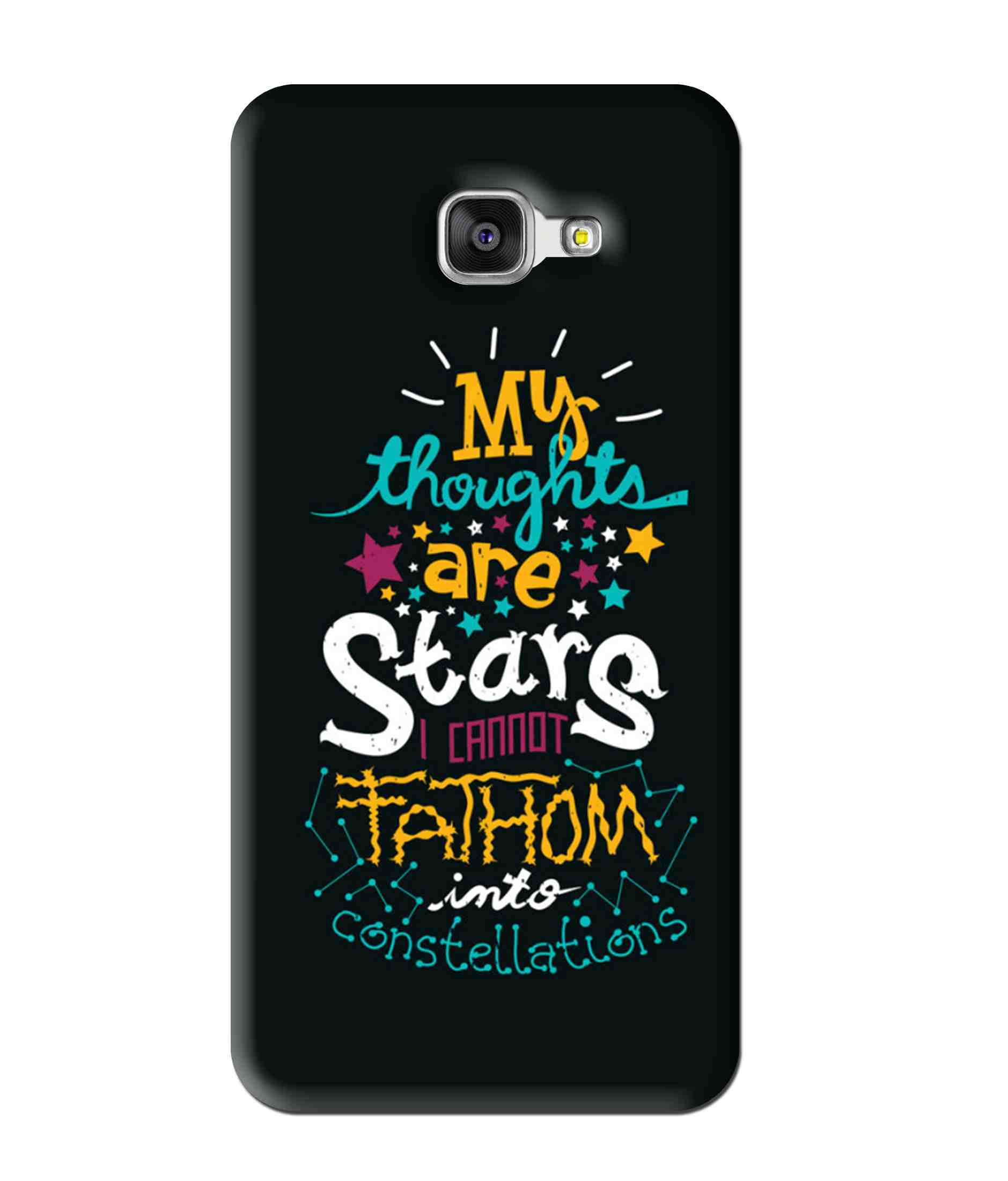 Buy Snooky Printed Thoughts Are Stars Mobile Back Cover For Samsung ...