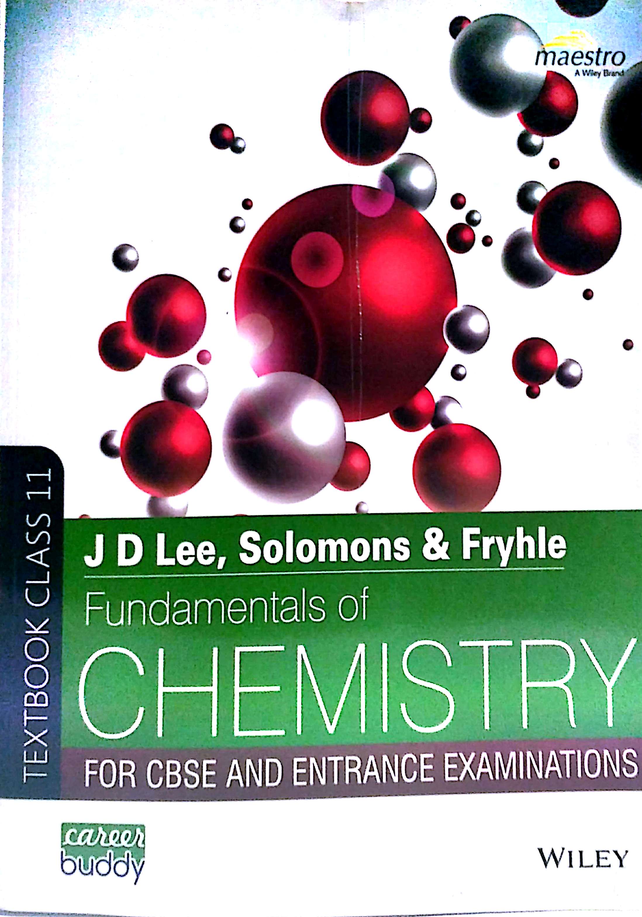 Buy J D LEE, Solomons Fryhle, Fundamentals of Chemistry (Text book ...