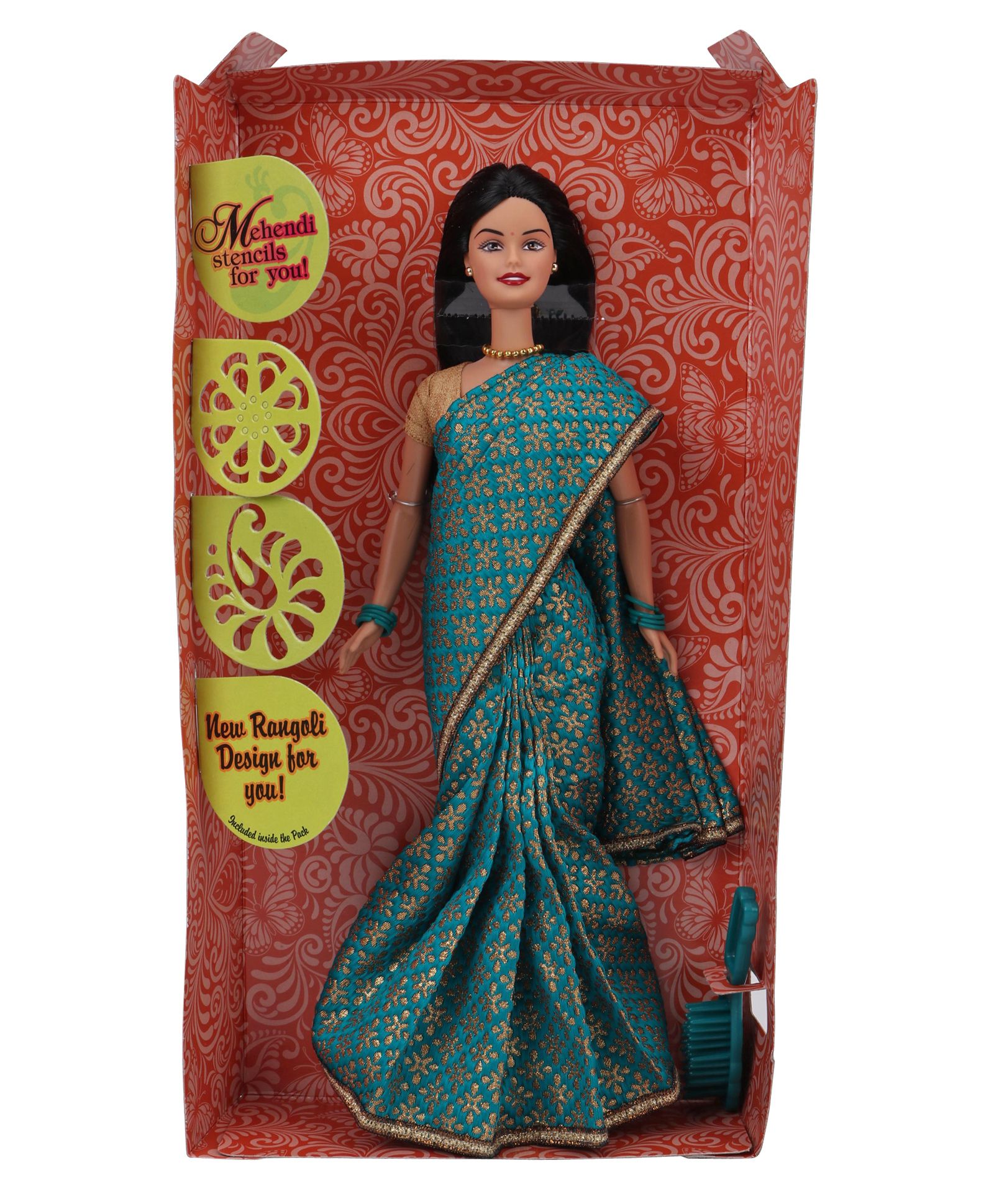 Buy Barbie in India, Green Sari Online @ ₹999 from ShopClues