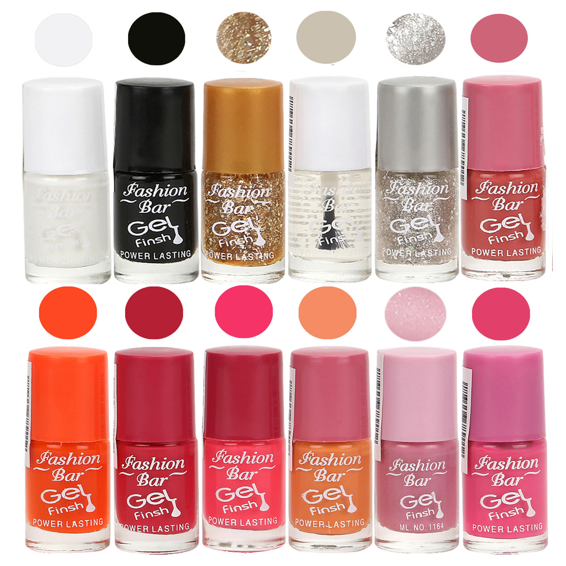 Buy White,black,Glitter Golden,Transperent,Glitter Silver,Pink,Orange ...