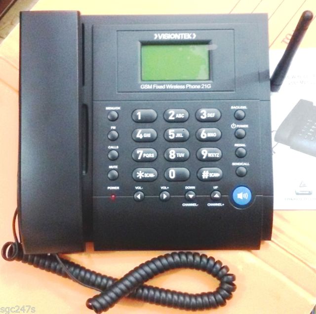 GSM LANDLINE VISIONTEK 21G GSM Fixed Wireless Phone FWP - DESK MOBILE PHONE