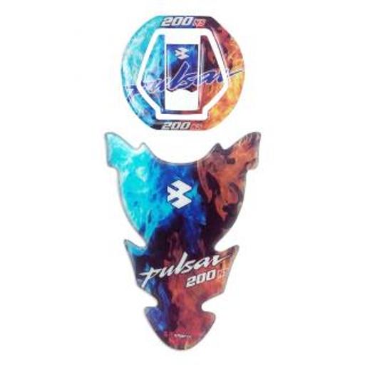 Buy Bajaj Pulsar NS 200 Customize Tank Pad fuel cap Sticker Online ...