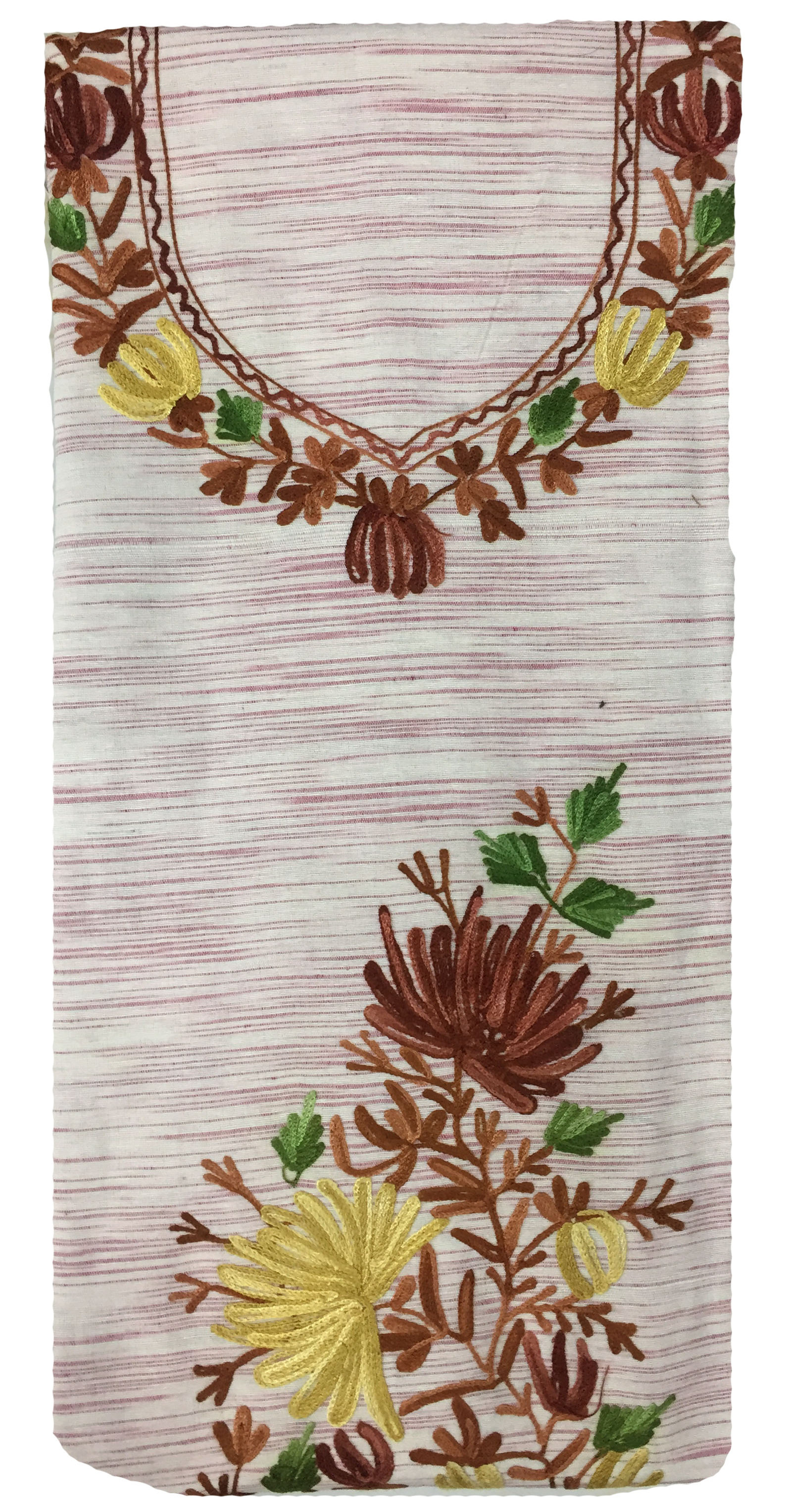 Buy Kashmiri Suit In Pure Cotton- Needle Work In Full Suit And Heavy ...