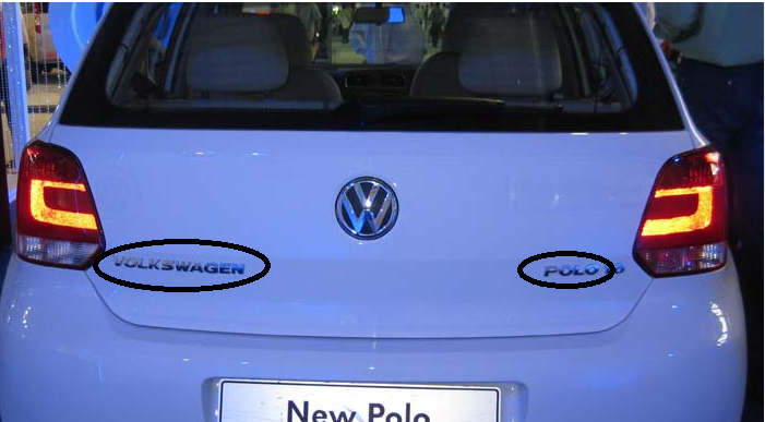 Buy Volkswagen And Polo Car Monogram Logo Emblem Polo Monogram decal ...