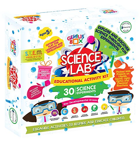 Buy Genius Box 30 Science Experiments Learning Kit for Children Age 3 ...