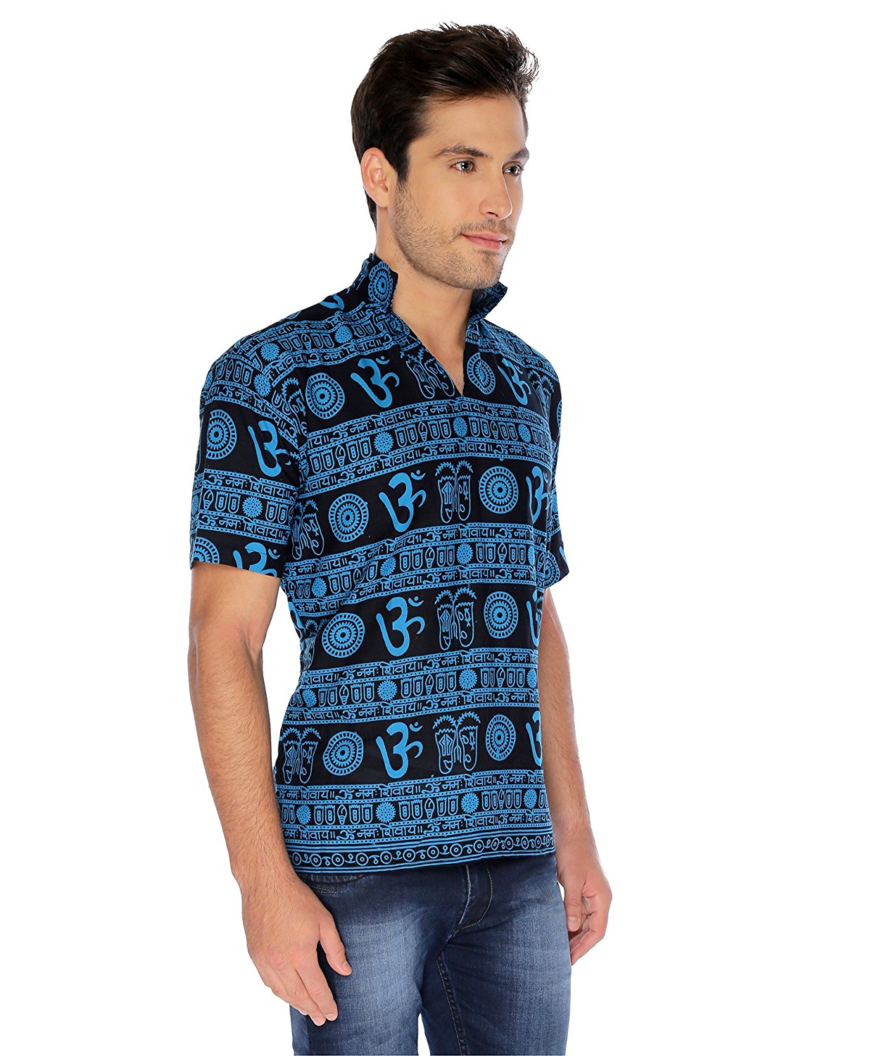 Buy Om Printed Kurta For Men Online 299 From ShopClues buy-om-printed-kurta-for-men-online-299-from-shopclues