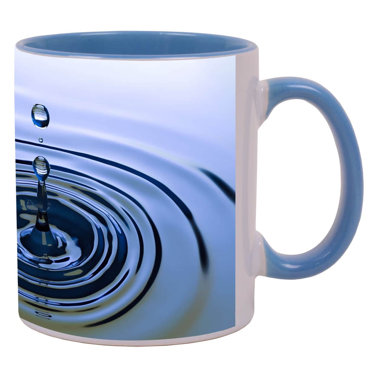 Buy Latest Design water drop ripple 2 Beautiful Amazing Blue Mug Online ...