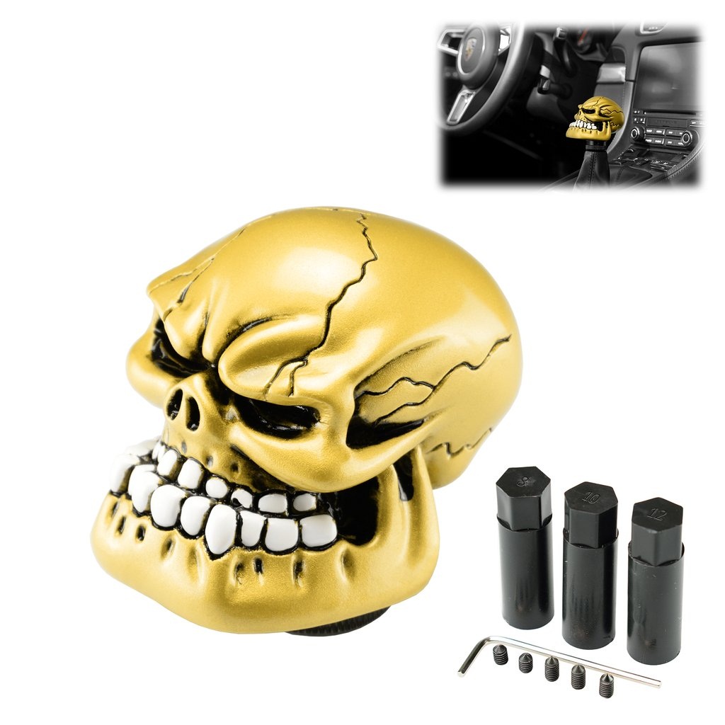 Buy Gold Universal Head Car Truck Custom Manual Stick Gear Shift Knob ...