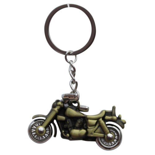 Buy Bullet Bike Metal Keychain Keyring Key, Key Chain - Green Metallic ...