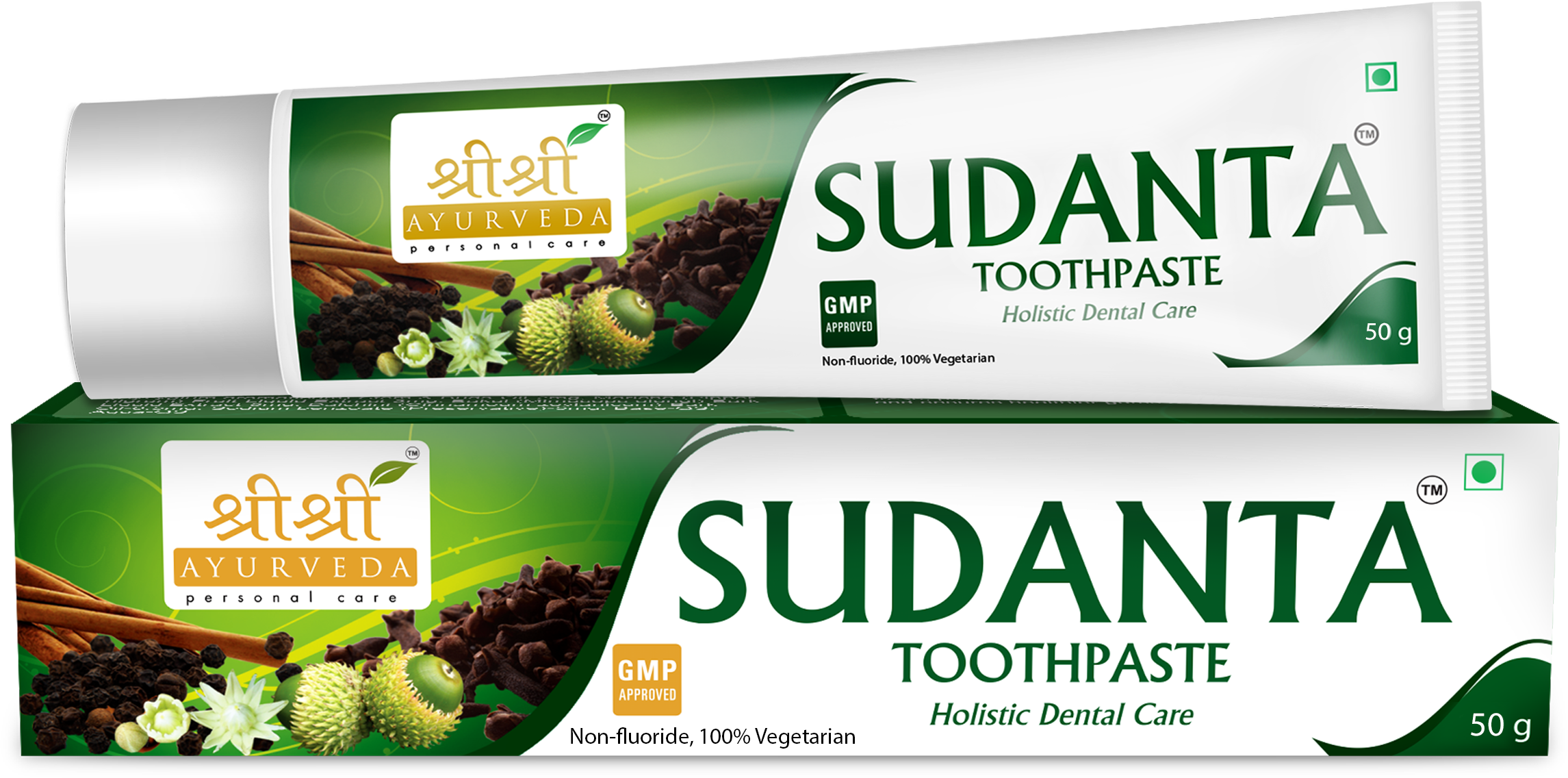 Buy Sri Sri Tattva Sudanta Toothpaste 50gm (Non-Fluoride) Online @ ₹30 ...