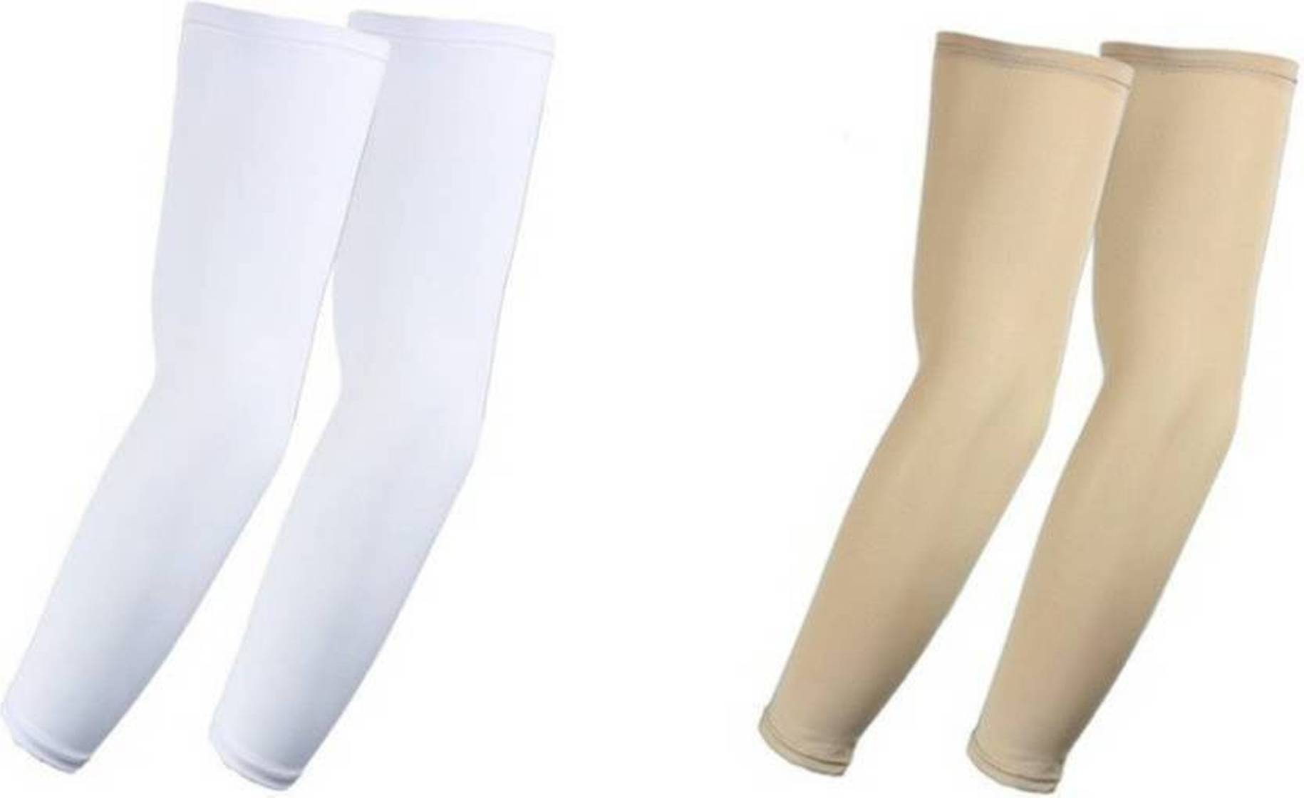 Buy Nandini cotton Full Hand Sun Protection Cover Arm Sleeves Gloves ...