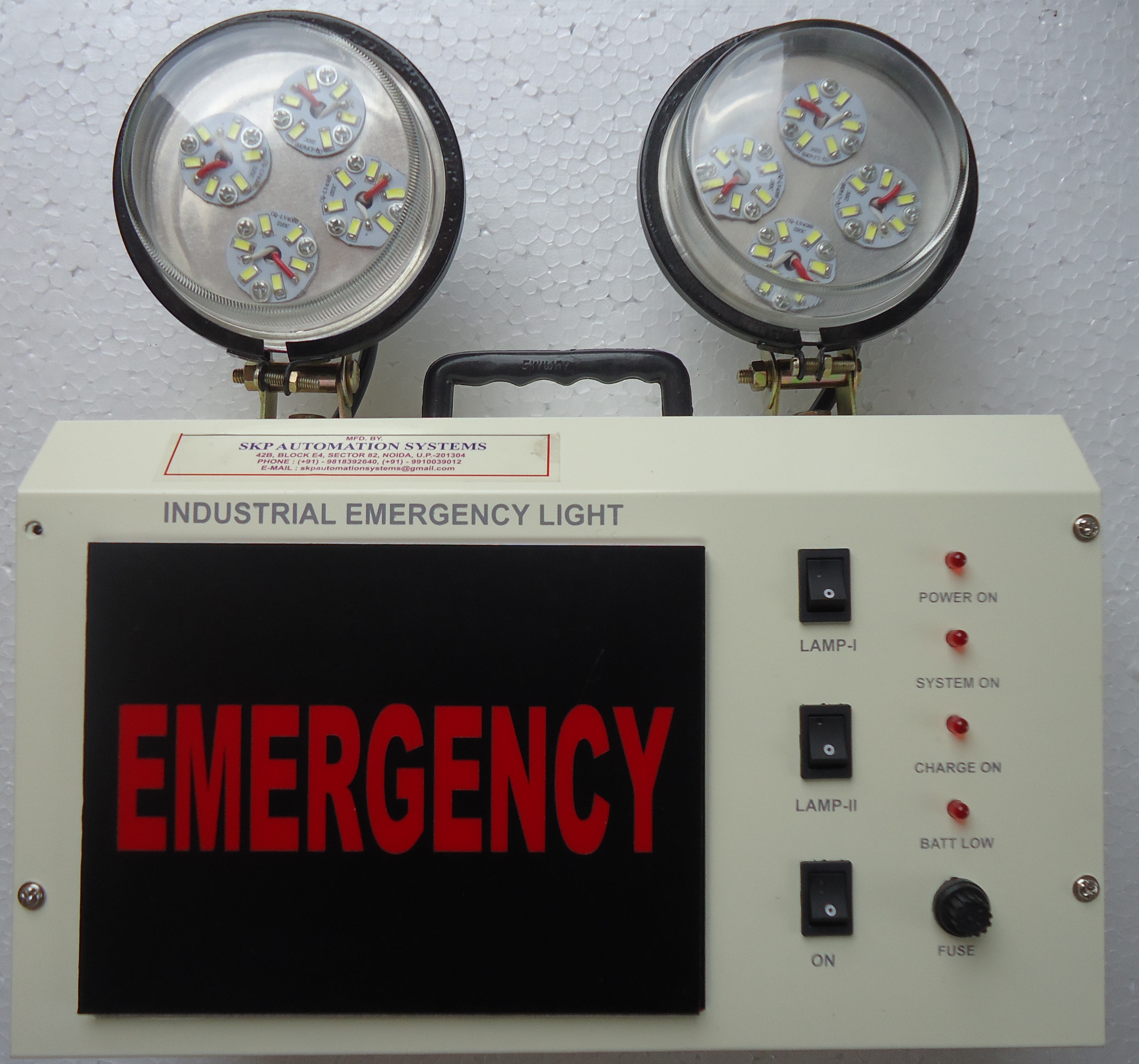 Buy Industrial Emergency Light With Emergency Sign Online @ ₹3600 from ...