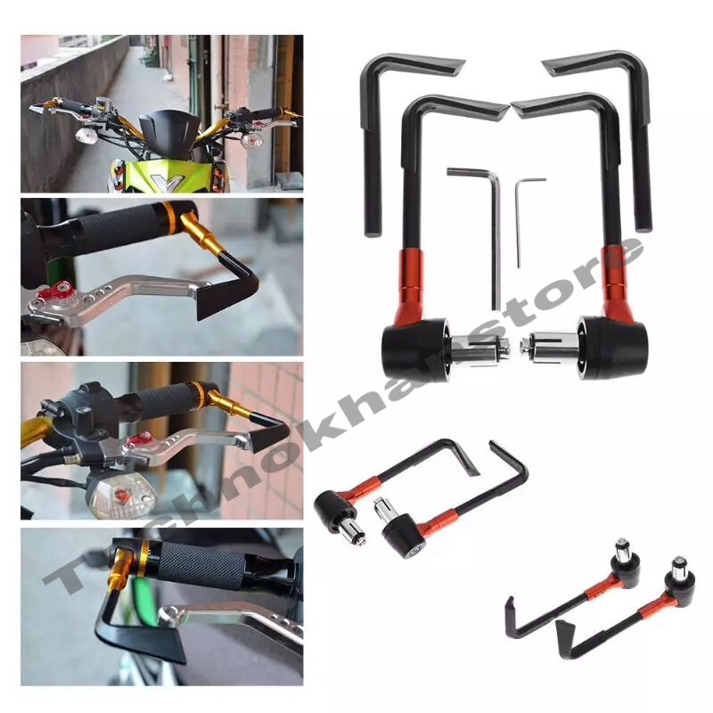 Buy Universal 7/8 22mm Pro Brake Clutch Levers Protector Brush ...