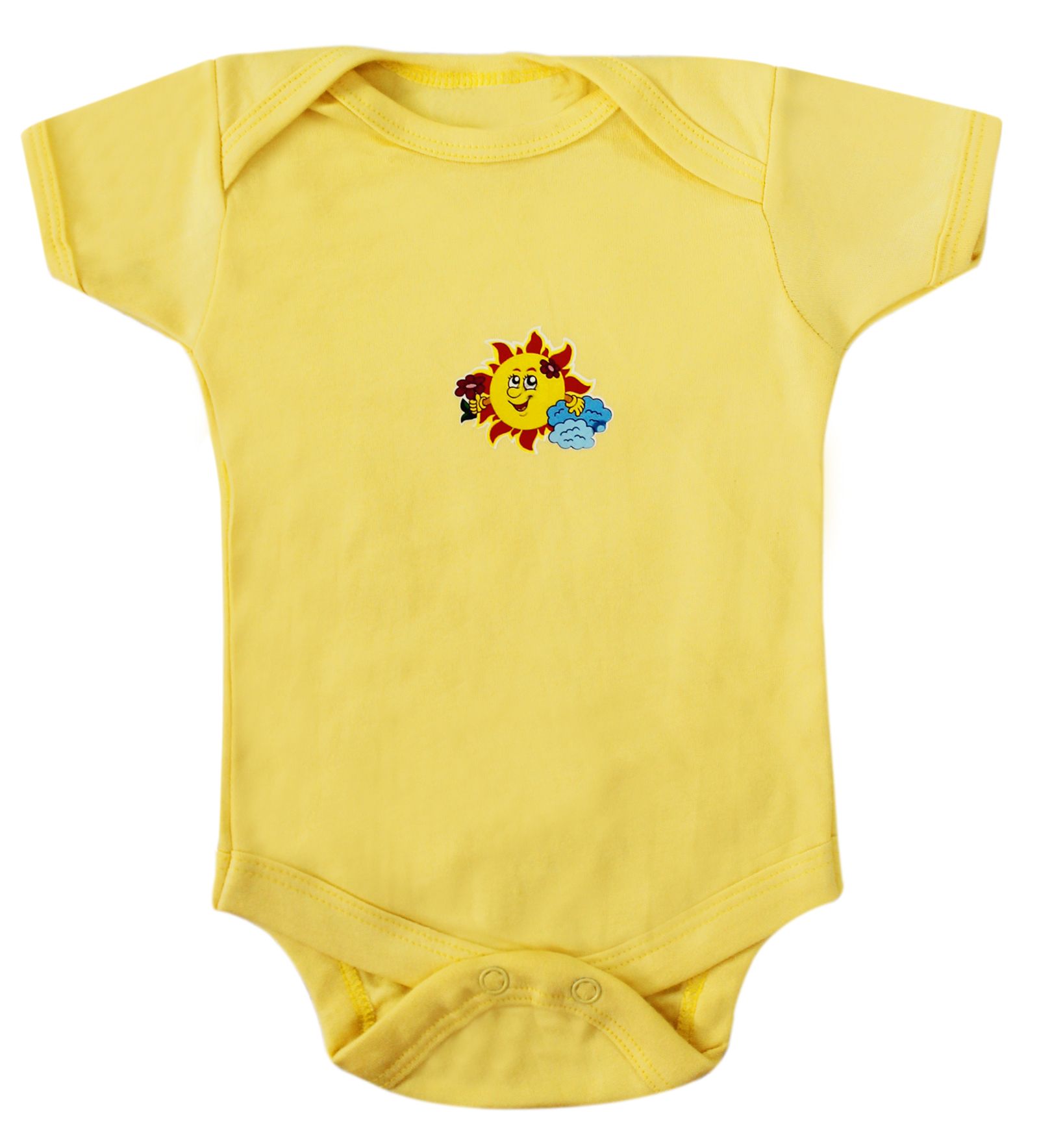 Buy Mini Berry Baby Yellow Half Sleeves Onesies - Pack Of Three Online ...