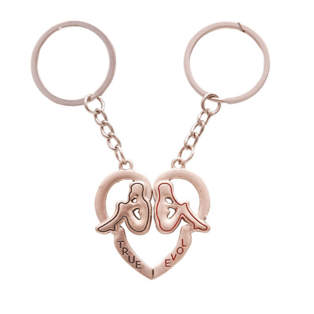 Buy Anishop Angry Couple Key Chain Silver MultiPurpose keychain for car ...