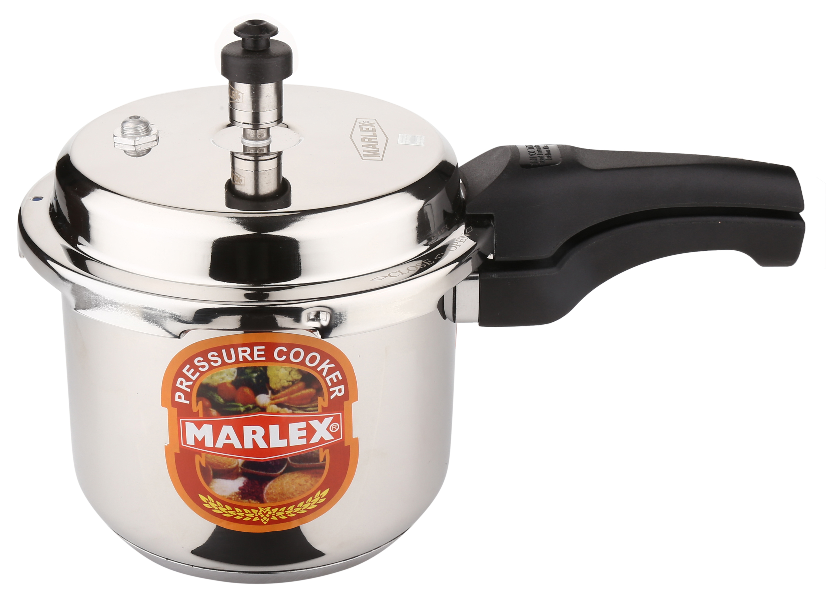 Buy Marlex Stainless Steel Outer Lid Romantica 3 L Pressure Cooker ...