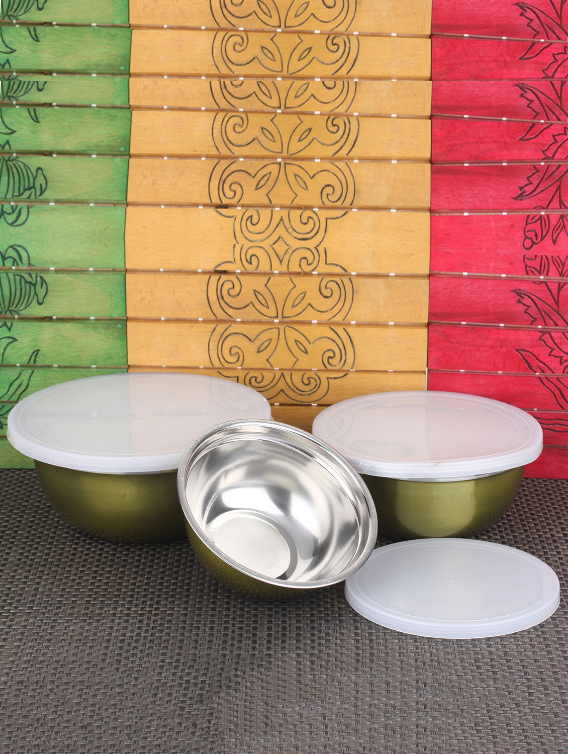 Buy Vagmi Stainless Steel German Mehndi Bowl Set of 3 Online @ ₹449 ...