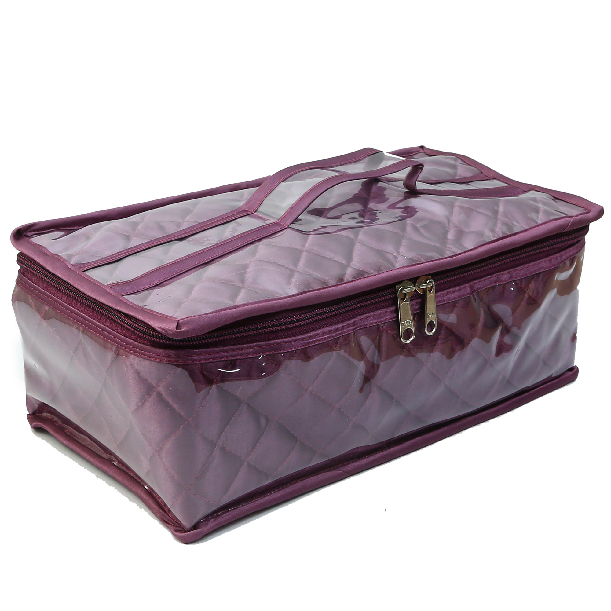 Buy BCC LADIES JEWELLERY KIT BAG FOR BANK LOCKER (PURPLE) Online ...