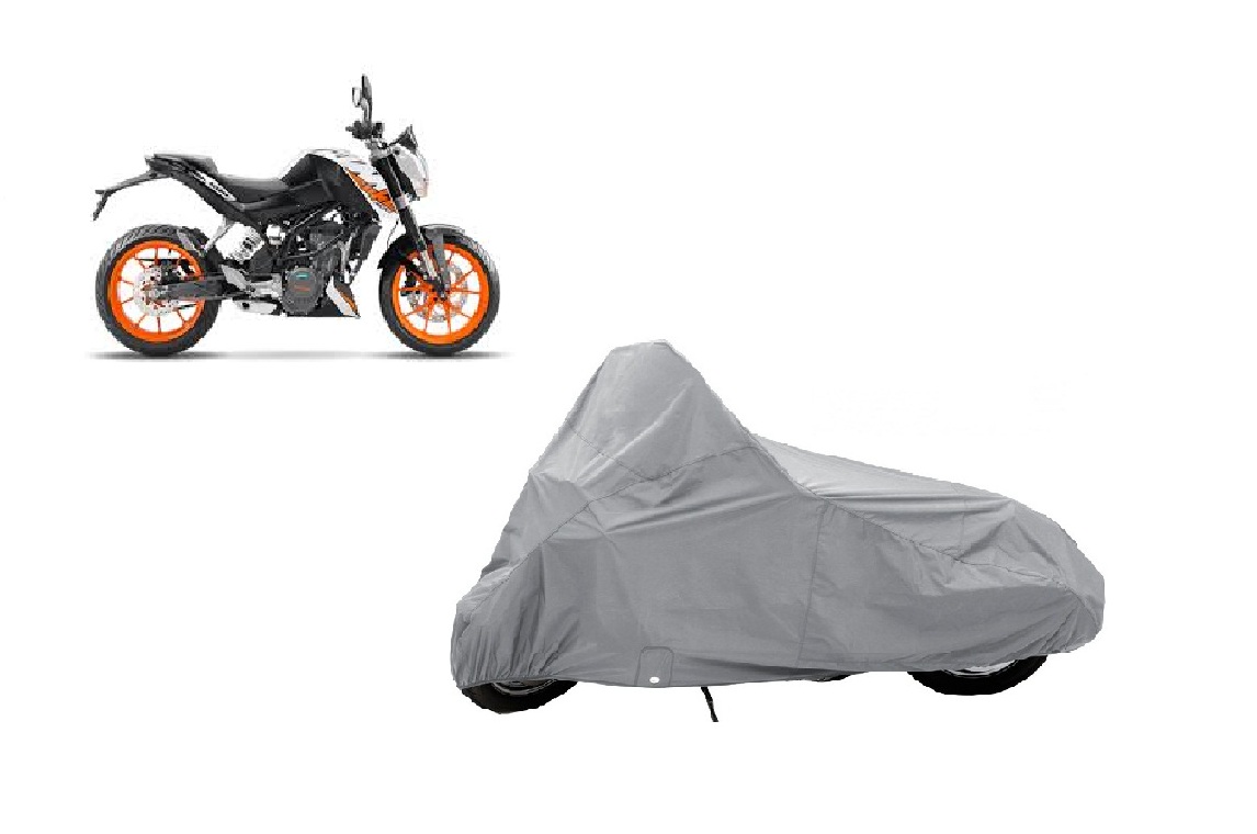 Buy AutoAge Two Wheeler Silver Cover for KTM 390 Duke ABS Online @ ₹399 ...