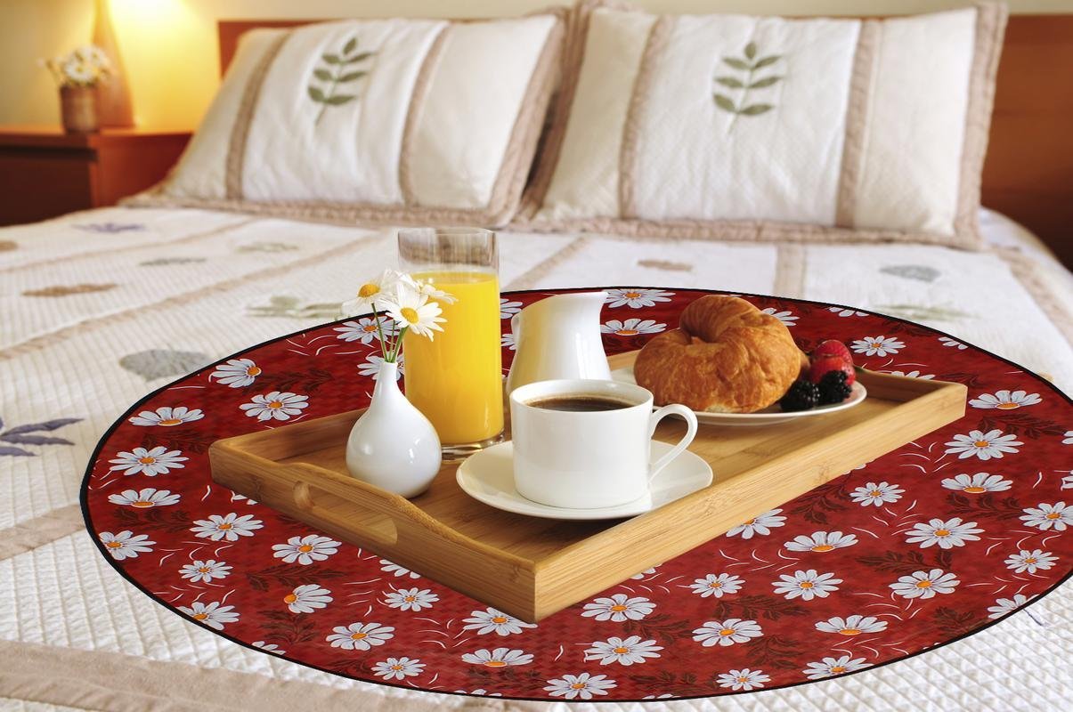 Buy Round Bed Server ,Food Mat Printed Waterproof Oilproof Online ...