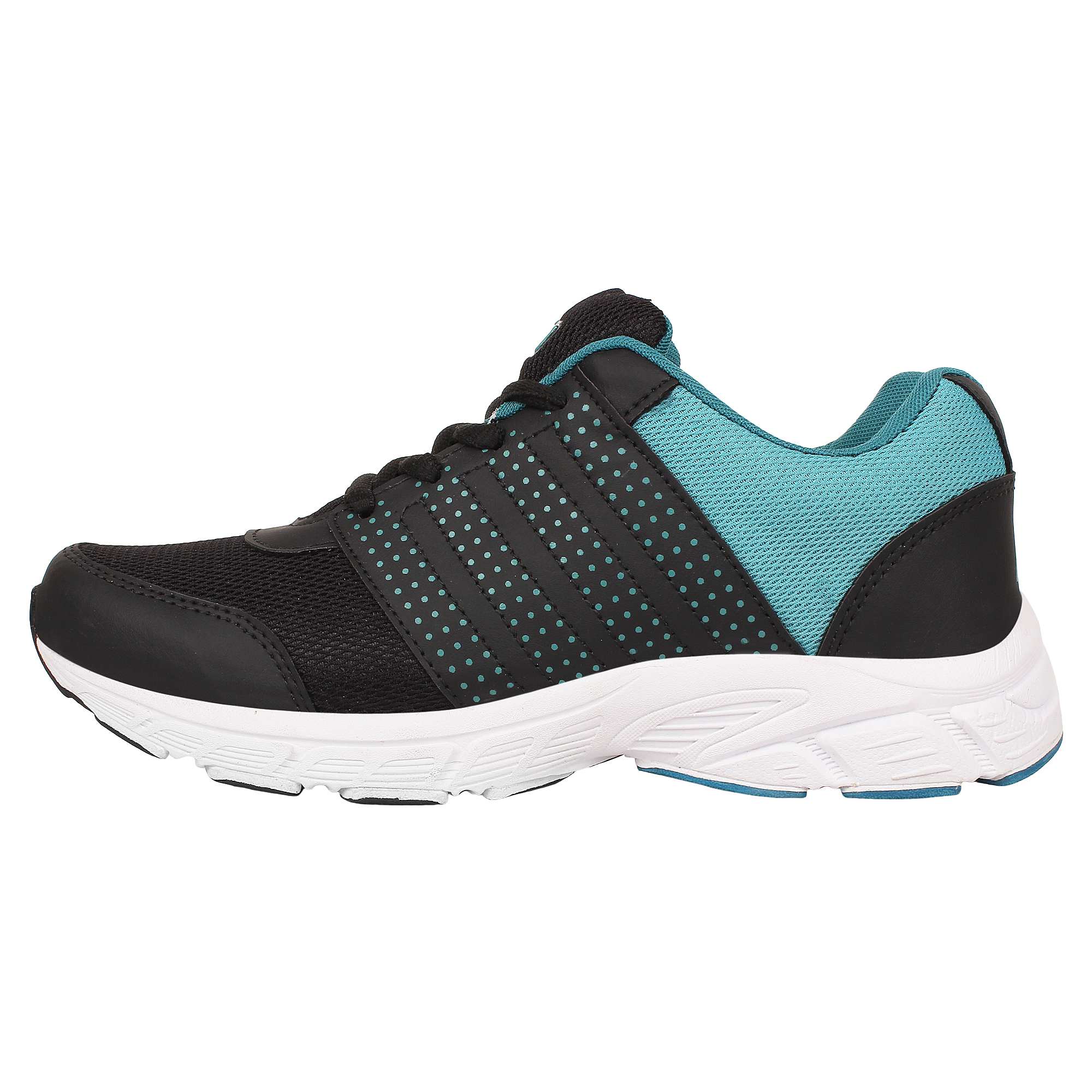 Buy Aero Black,Cyan Lace-up Running Shoes for Men Online @ ₹849 from ...