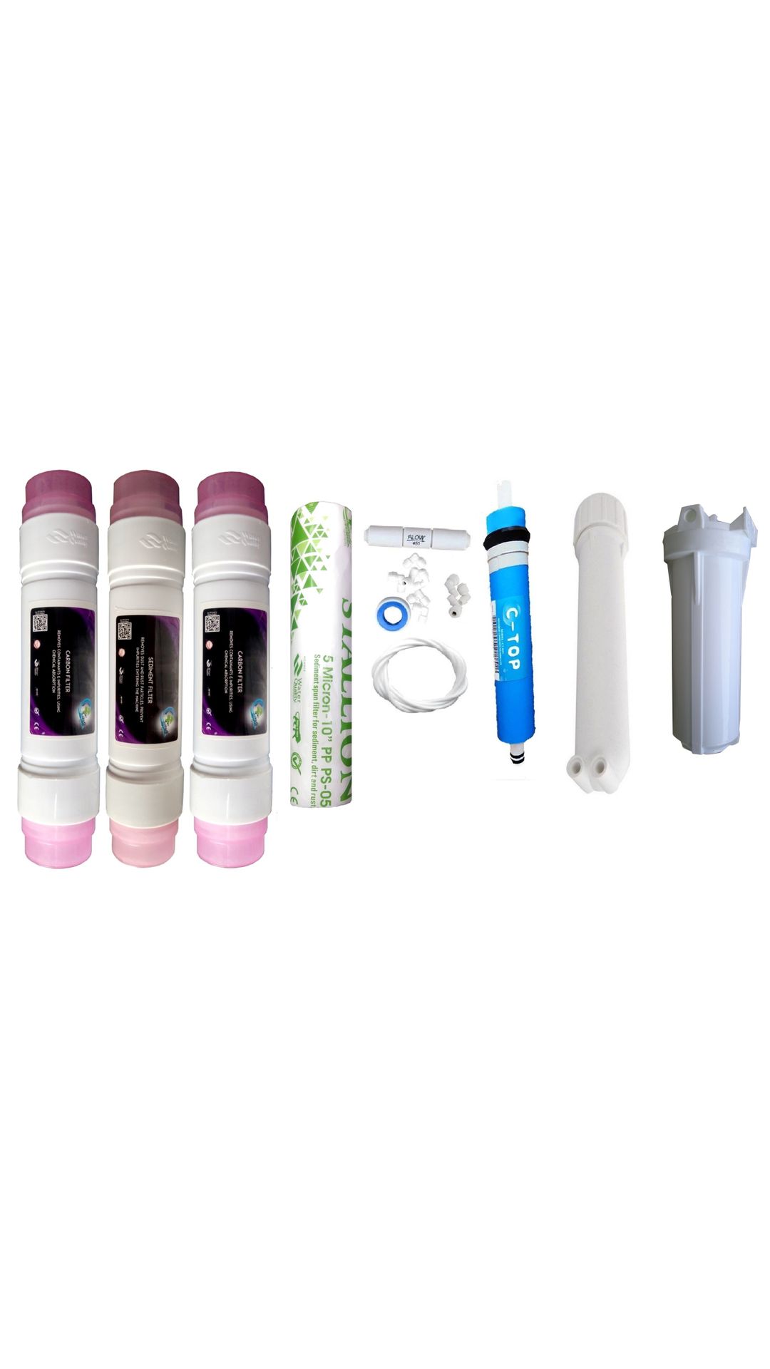 Buy Earth Ro System 1 Year RO service Kit with Double Push Inline set ...