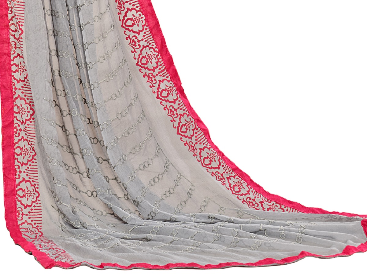 Buy DnVeens Women Pure Cotton Embroidered Unstitched Salwar Kameez Suit ...