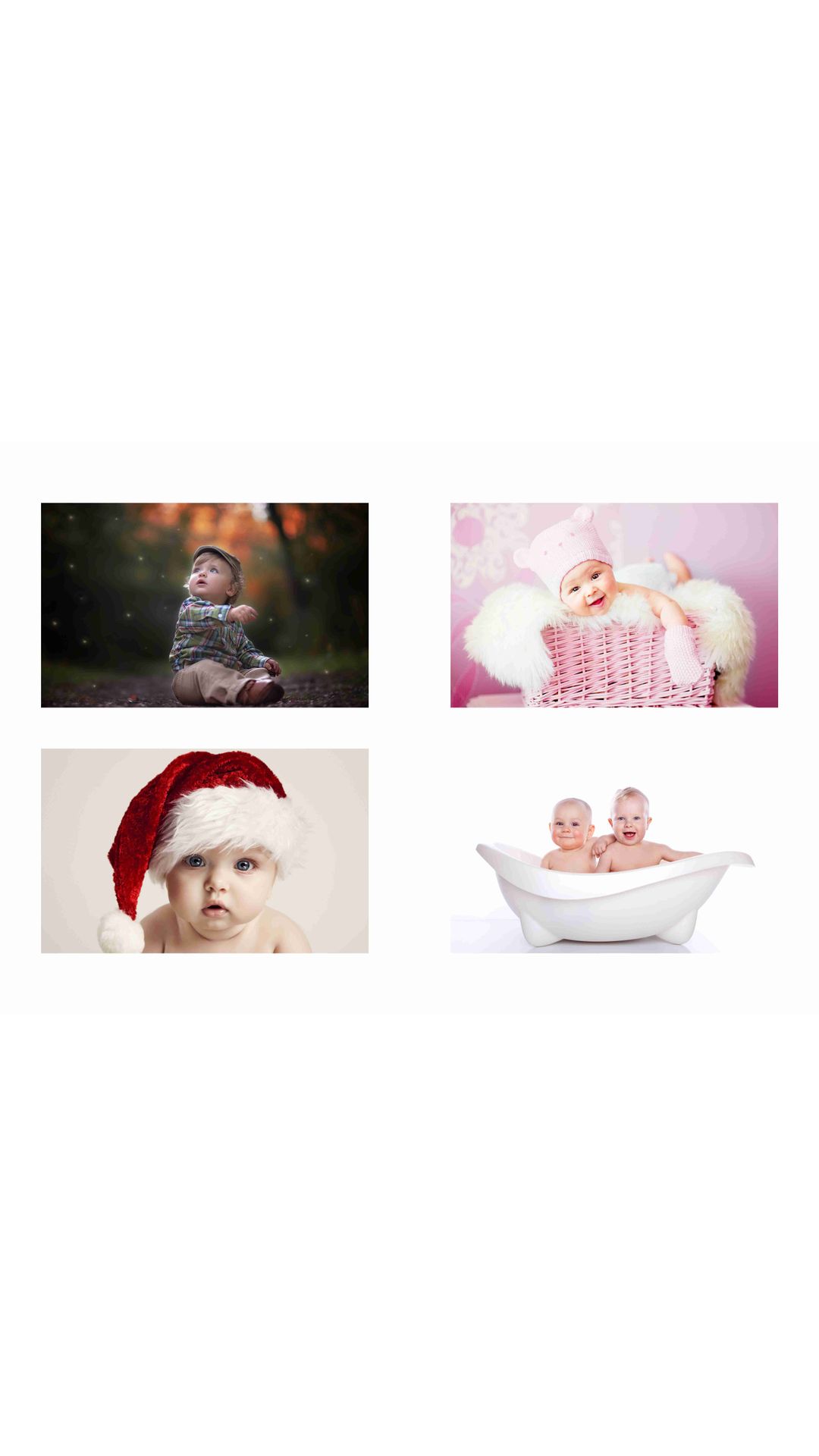 Buy Cute Baby Combo Poster Set of 4 Poster - poster for pregnant women ...
