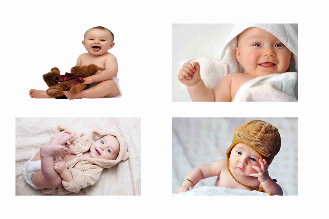 Buy Cute Baby Combo Poster Set of 4 Poster - poster for pregnant women ...