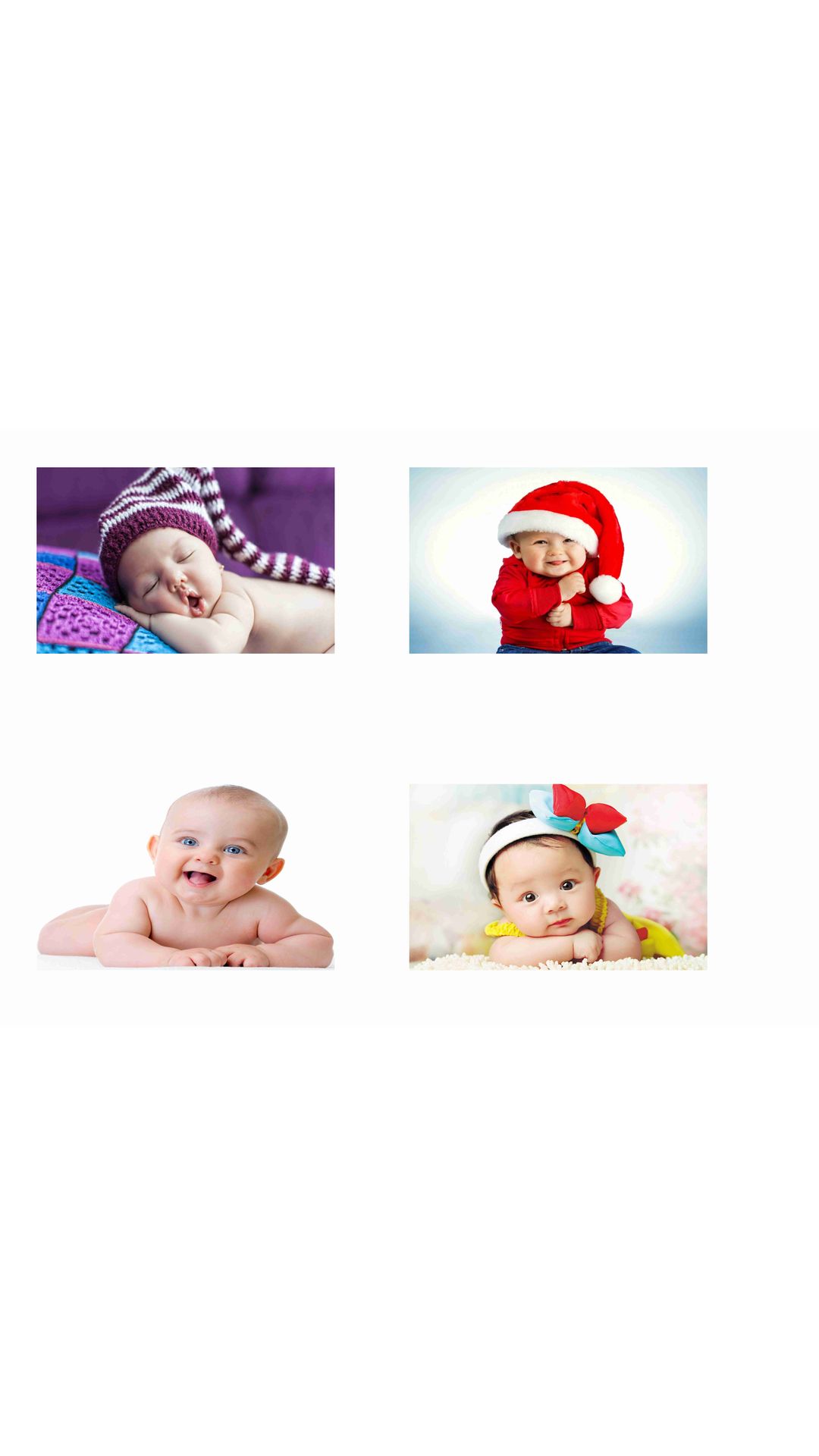 Buy Cute Baby Combo Poster Set of 4 Poster - poster for pregnant women ...