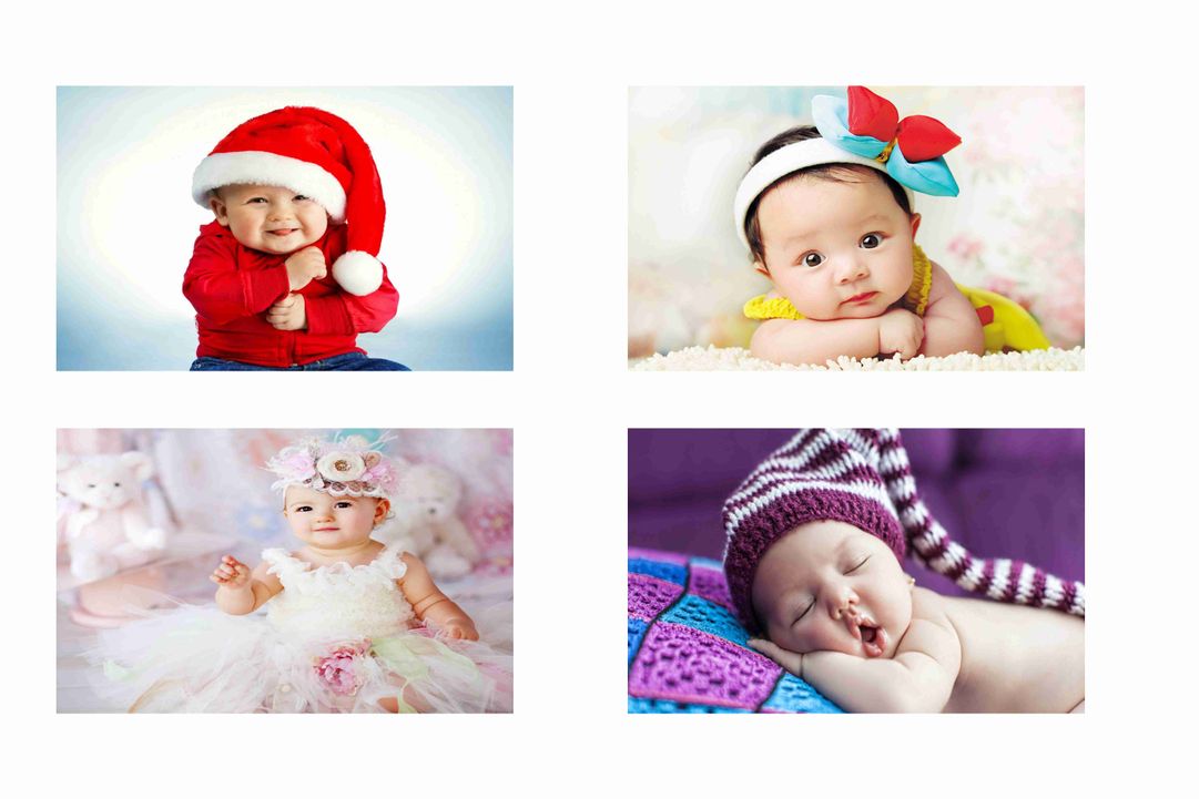 Buy Cute Baby Combo Poster Set of 4 Poster - poster for pregnant women ...