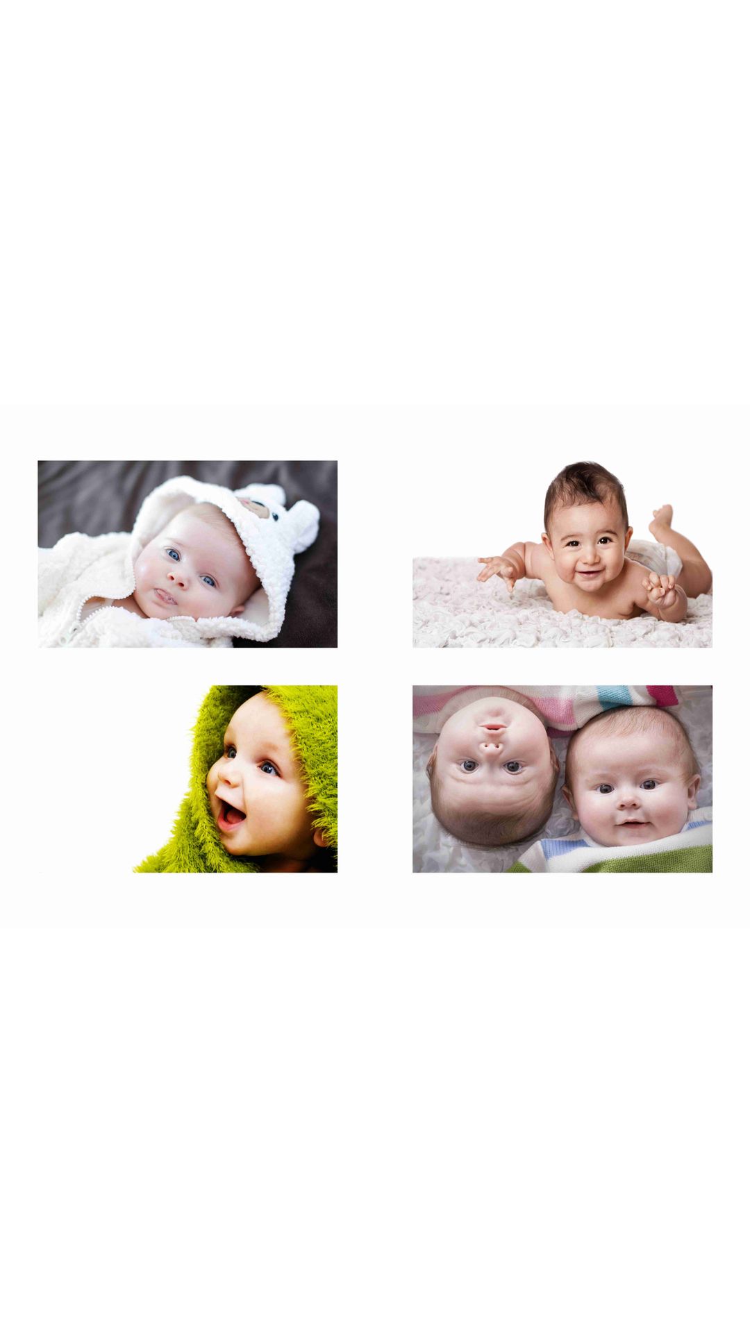 Buy Cute Baby Combo Poster Set of 4 Poster - poster for pregnant women ...