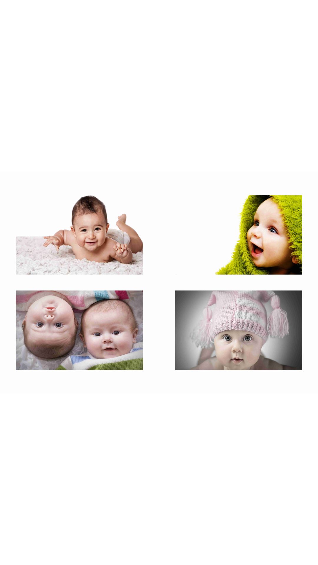 Buy Cute Baby Combo Poster Set of 4 Poster - poster for pregnant women ...