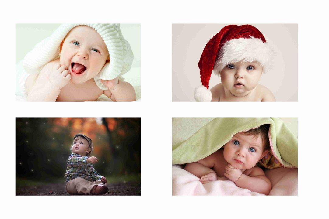 Buy Cute Baby Combo Poster Set of 4 Poster - poster for pregnant women ...