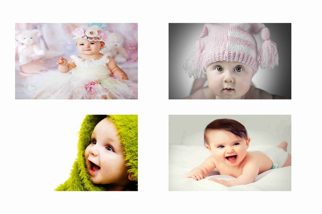 Buy Cute Baby Combo Poster Set of 4 Poster - poster for pregnant women ...
