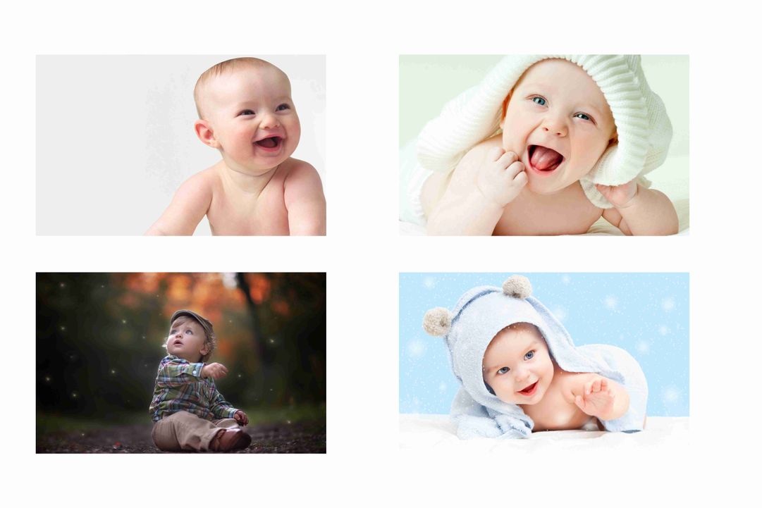 Buy Cute Baby Combo Poster Set of 4 Poster - poster for pregnant women ...