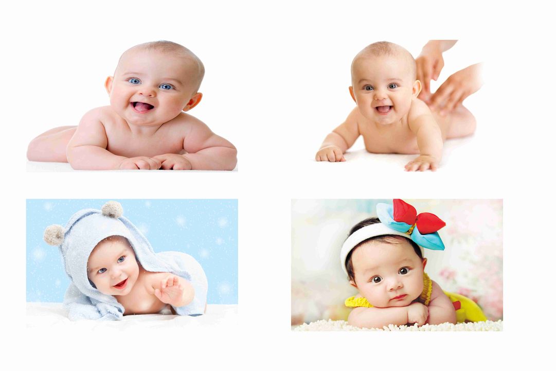 Buy Cute Baby Combo Poster Set of 4 Poster - poster for pregnant women ...