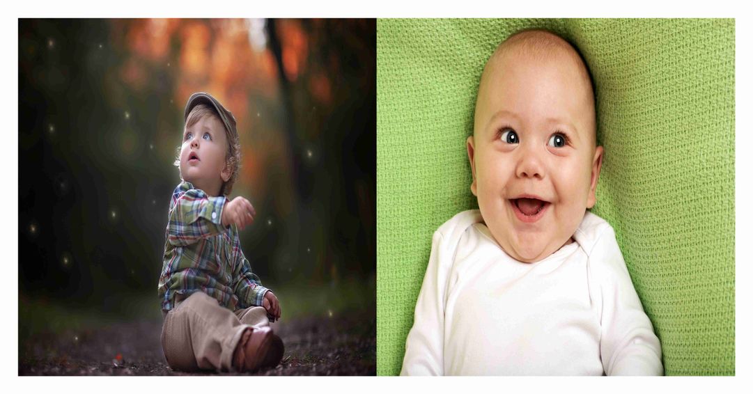 Buy Cute Baby Combo Poster Set of 2 Poster - Poster for Pregnant Women ...