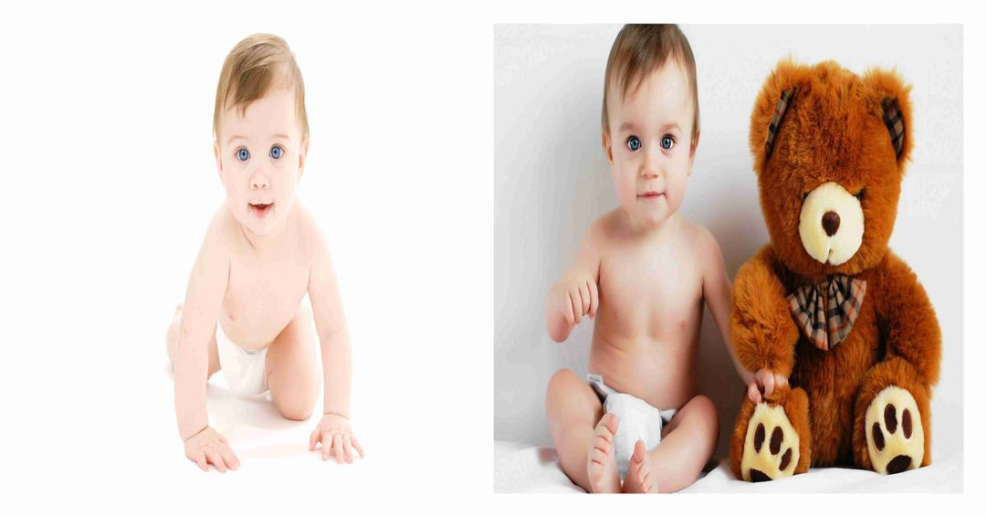 Buy Cute Baby Combo Poster Set of 2 Poster - Poster for Pregnant Women ...