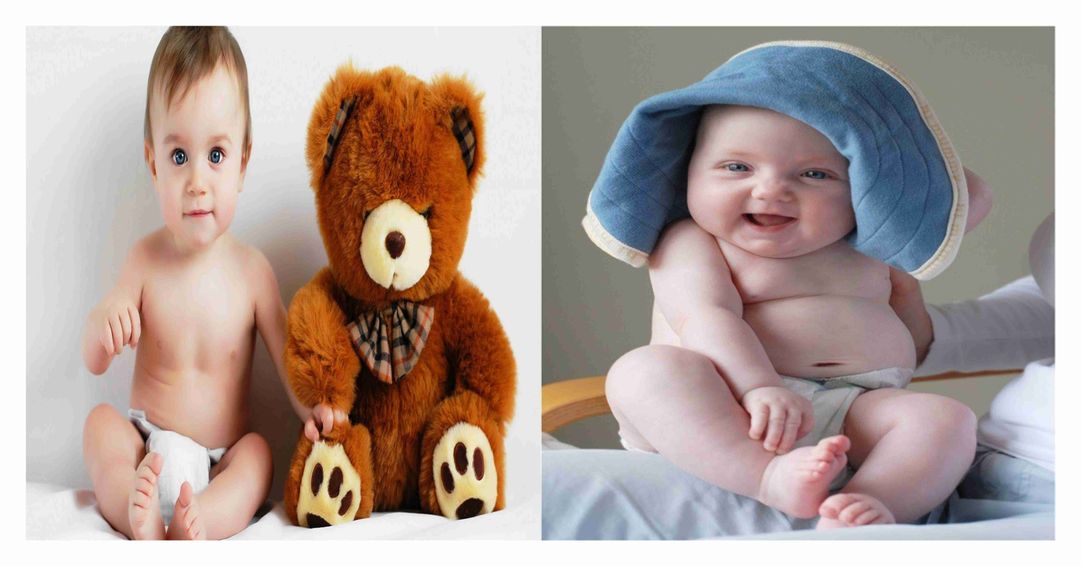 Buy Cute Baby Combo Poster Set of 2 Poster - Poster for Pregnant Women ...