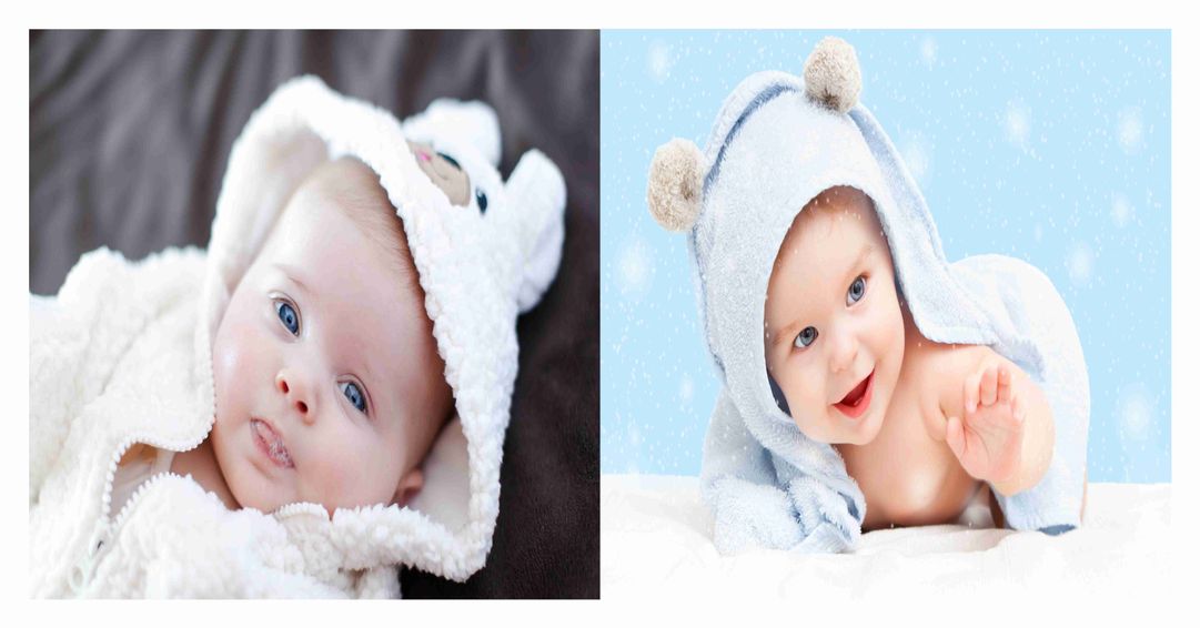 Buy Cute Baby Combo Poster Set of 2 Poster - Poster for Pregnant Women ...