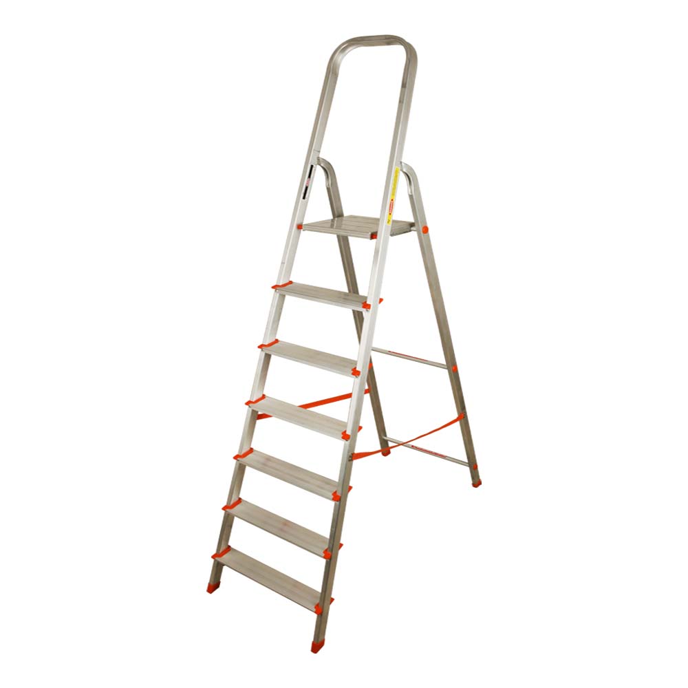 Freiheit Skytech Aluminium Platform Step Ladder 7ft (7-Steps) by ...