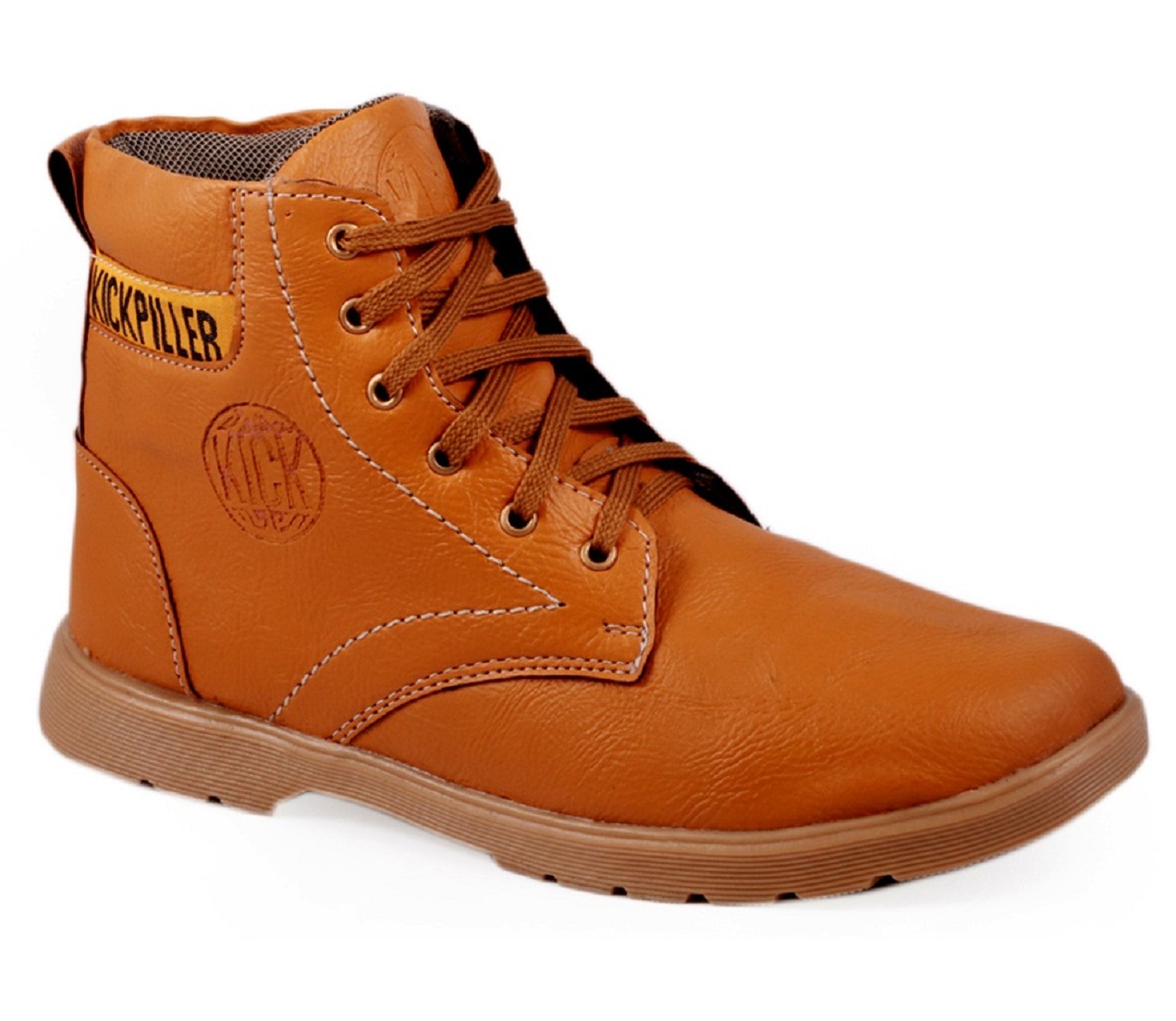 Buy Stylos Men's 1081 Tan Synthetic Leather boots Online @ ₹799 from ...