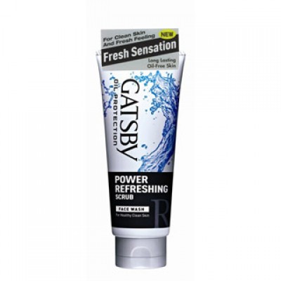 Gatsby Oil Protection Power Refreshing Scrub Face Wash 50gm Pack of 4